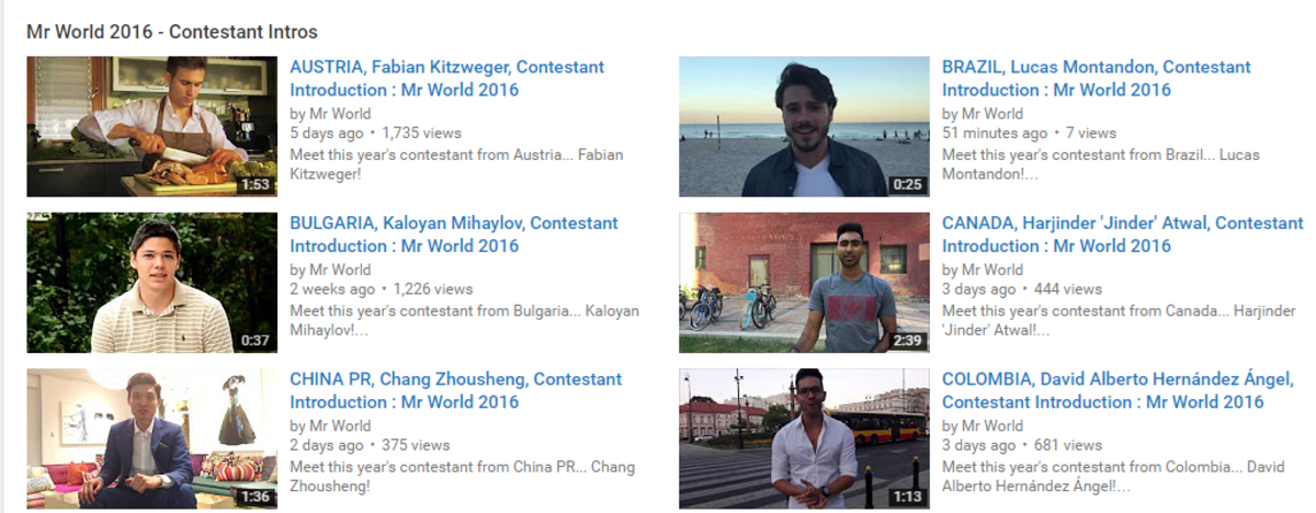 Mr World 2016 - Final Countdown! - Mr World