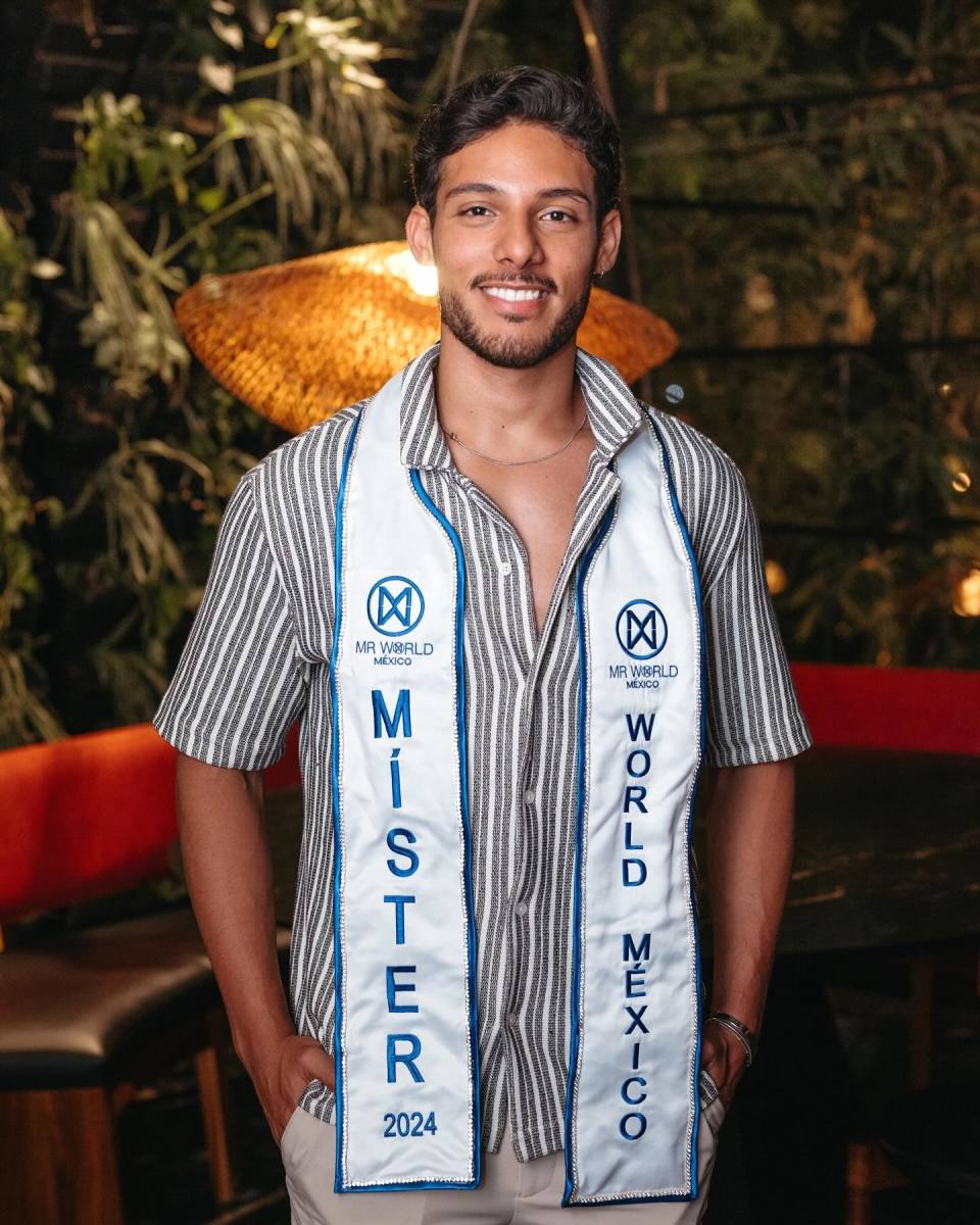 Environmental engineer Alan Salazar is Mr. World Mexico 2024 - Mr World