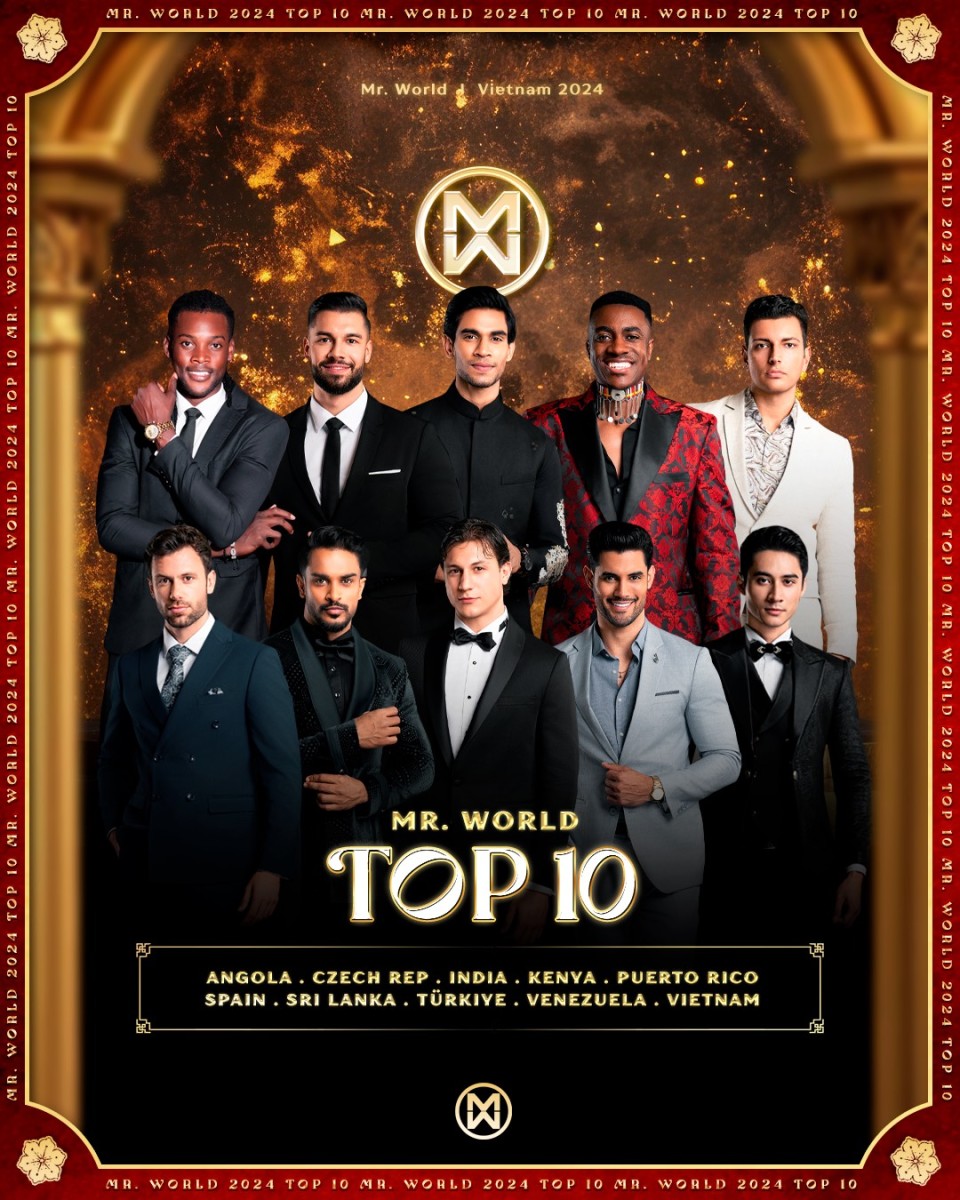 Mr World 2024 is Danny MEJIA, from Puerto Rico! - Mr World